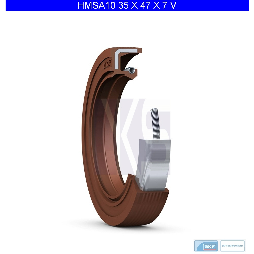 SKF HMSA10 35x47x7 Rotary Shaft Seal FKM ( 35 x 47 x 7 ) HMSA RG / TC / TG / TF / Radial Shaft ...