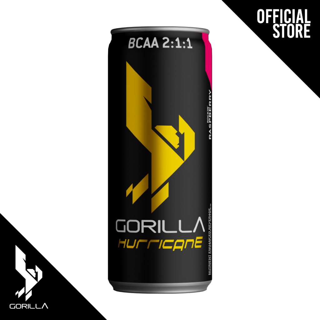 GORILLA Hurricane Rockin Raspberry 325mL x 24 Cans/Carton | Shopee Malaysia