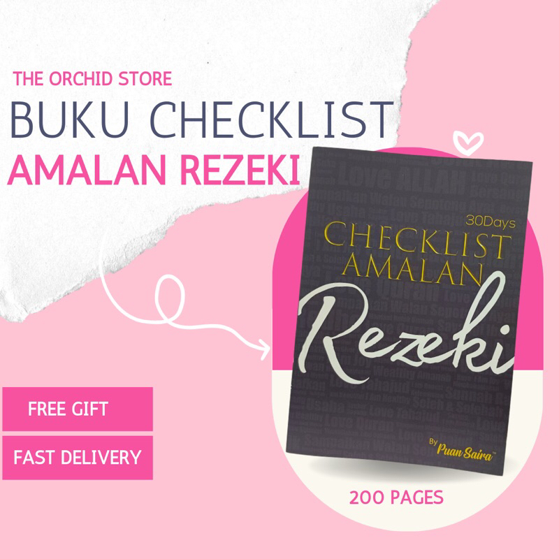 BUKU CHECKLIST AMALAN REZEKI 30 DAYS BY PUAN SAIRA AMALAN 100 HARI ... BUKU CHECKLIST AMALAN REZEKI 30 DAYS BY PUAN SAIRA AMALAN 100 HARI ...