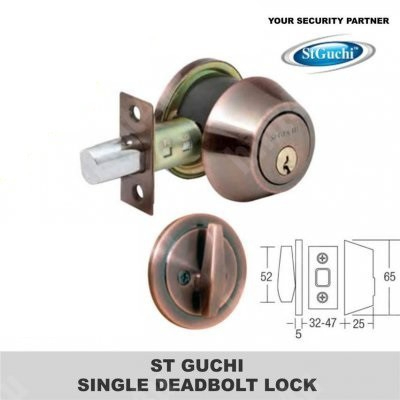 ST GUCHI D291AC D292AC DEADBOLT LOCK ORIGINAL | Shopee Malaysia