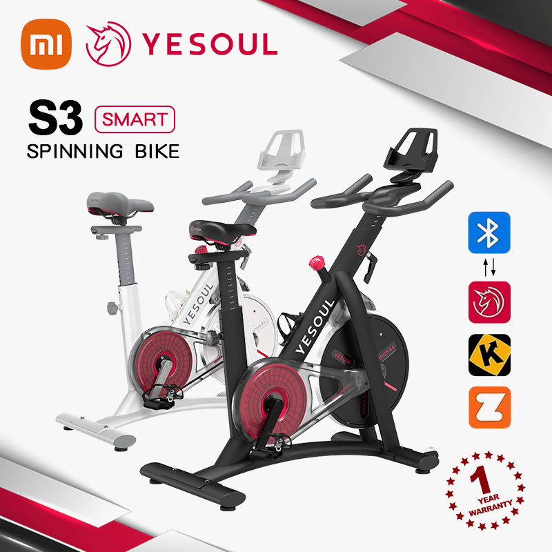 Xiaomi YESOUL S3 Exercise Bike Stationary Bike Spin Bike - Magnetic Resistance 100 Levels for ...