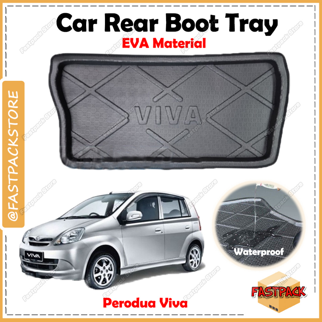 For Perodua Viva EVA Copolymer EVA Boot Tray Luggage Cargo Reusable ...