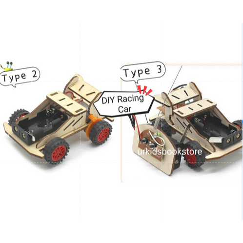 STEM/STEAM-With Remote Control and ON/OFF-STEM DIY Wooden Racing Car ...