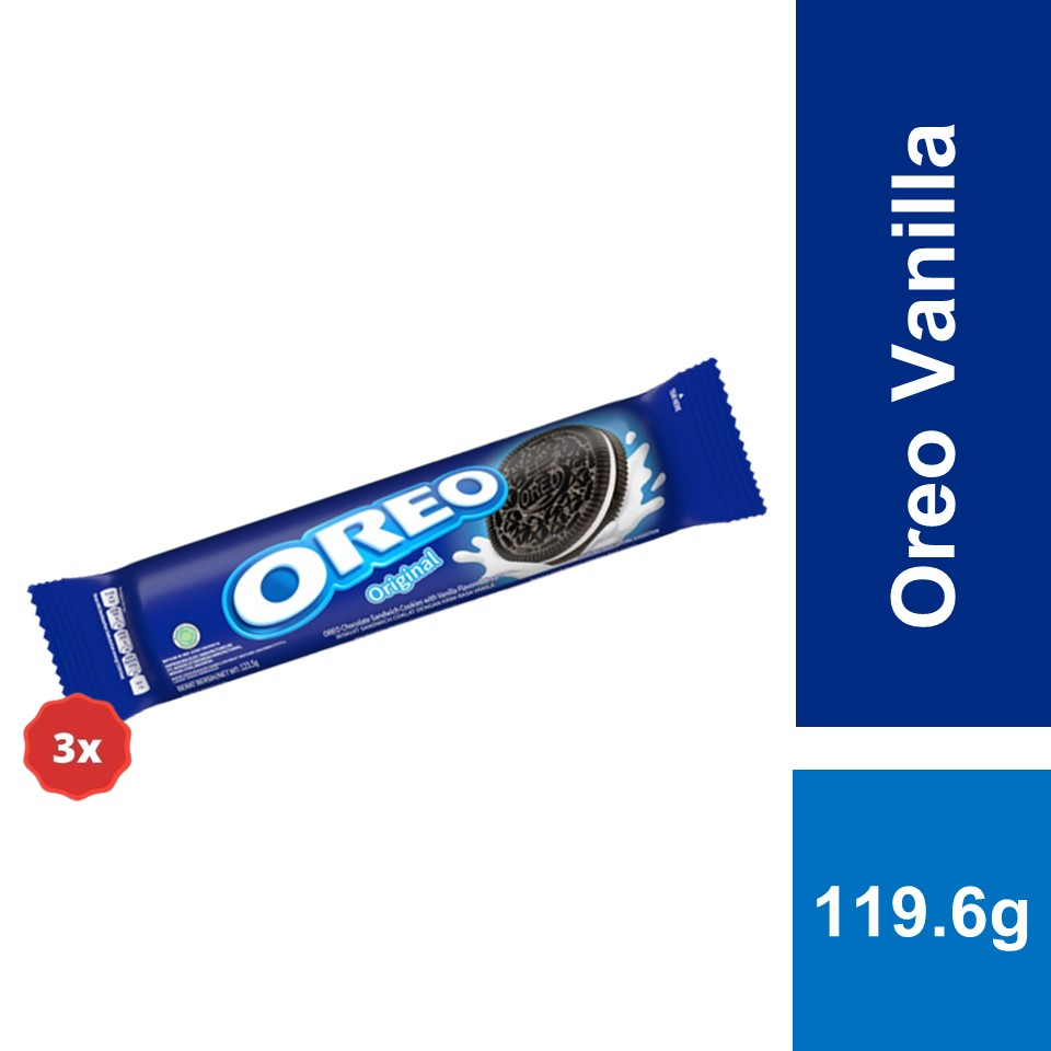 Oreo Vanilla Cookies 119.6g x 3s | Shopee Malaysia