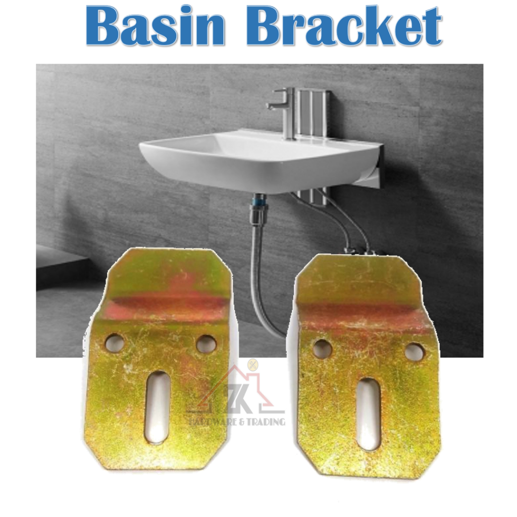 [1 PAIRS] Basin Bracket Holder Wall Mounted Hung Installation Basin ...
