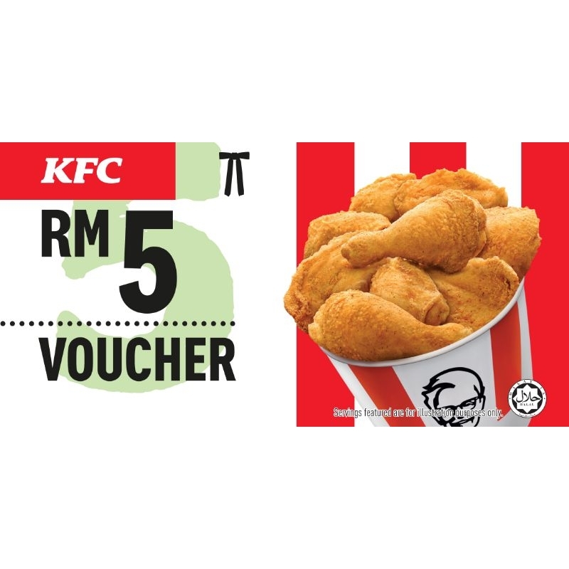 1Pc KFC Cash Voucher (RM5/RM10/RM20) | Shopee Malaysia