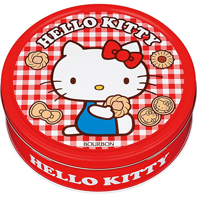 Bourbon butter cookie tin Hello Kitty 60 cute souvenirs shipped directly from Japan | Shopee ...