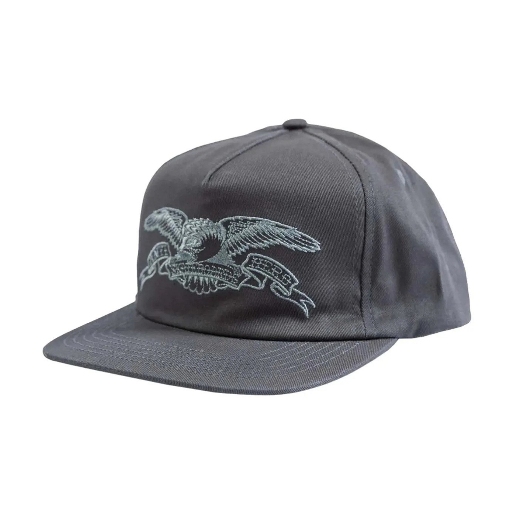 Anti Hero Basic Eagle Adjustable Snapback ( Charcoal/Grey ) | Shopee Malaysia