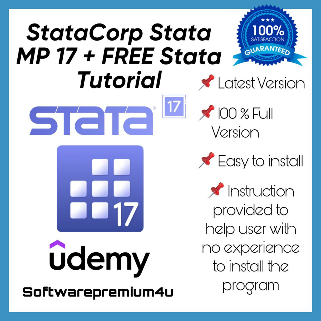 🔥【Windows】🔥 StataCorp Stata MP 17 (2023) + FREE Tutorial | Latest ...