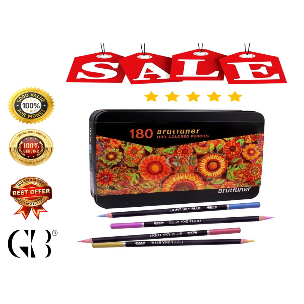 GB-STORE [100% ORIGINAL] Brutfuner Multicolour 180 Color Professional ...