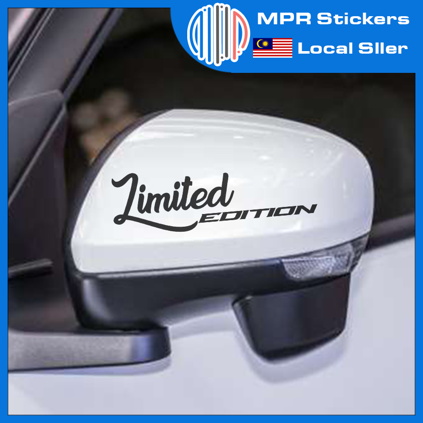 Limited Edition Car Decal Vinyl Sticker | Shopee Malaysia