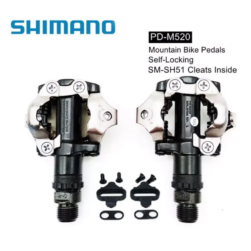 SHIMANO SPD PEDALS CLEAT MTB PD-M505 | Shopee Malaysia