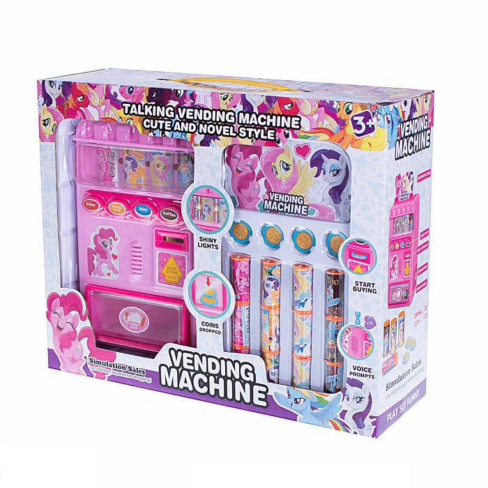My Little Horse Talking Vending Machine - Pretend Play Beverage Soft ...