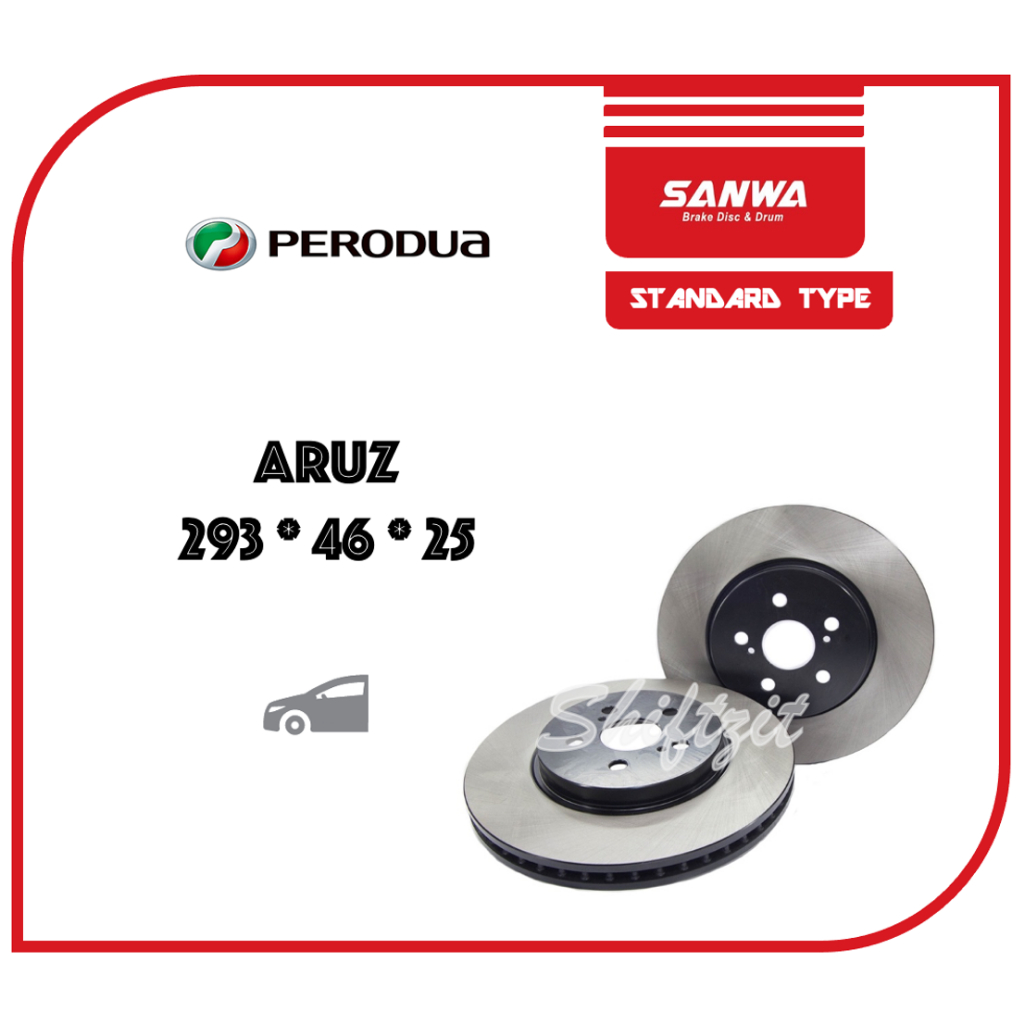 Sanwa Standard Front Brake Disc - Perodua Aruz | Shopee Malaysia
