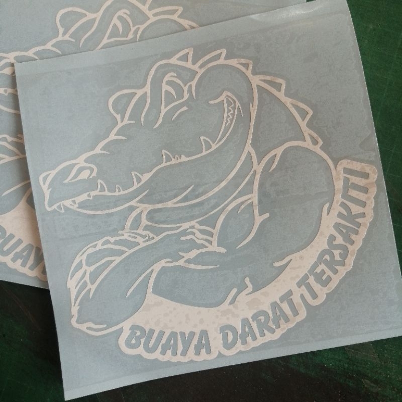 sticker BUAYA DARAT TERSAKITI | Shopee Malaysia