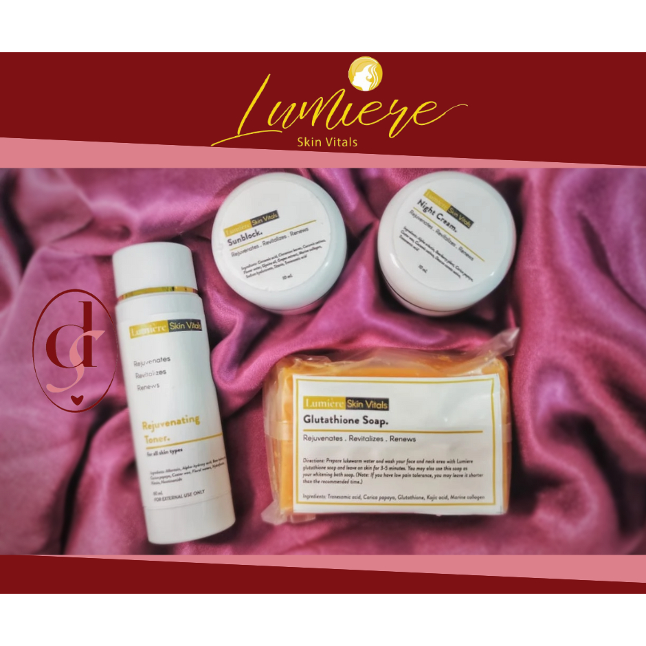 Lumiere Skin Vitals Facial Set Shopee Malaysia