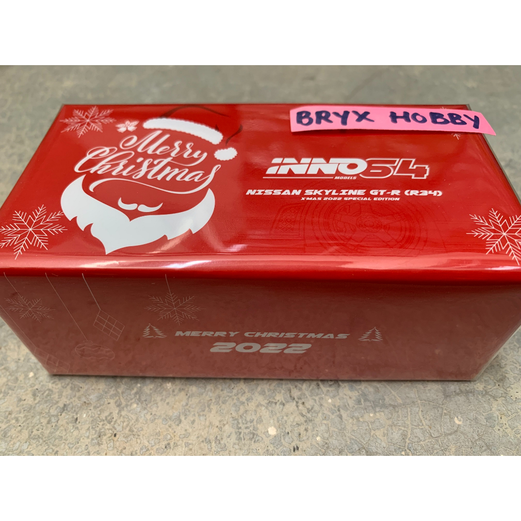 Inno "X'mas 2022" Special Edtion Nissan Skyline GT-R R34 With Santa ...