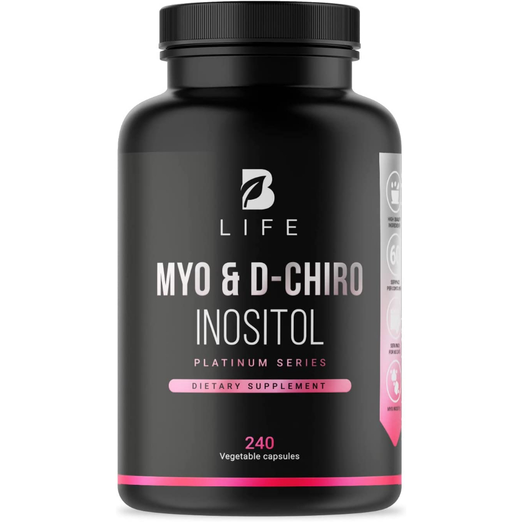 Myo-Inositol & D-Chiro Inositol of 240 Capsules Made in USA | 40:1 ...