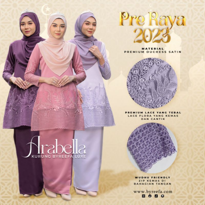 PRE RAYA 2023 !! KURUNG ANABELLA VIRAL !! | Shopee Malaysia