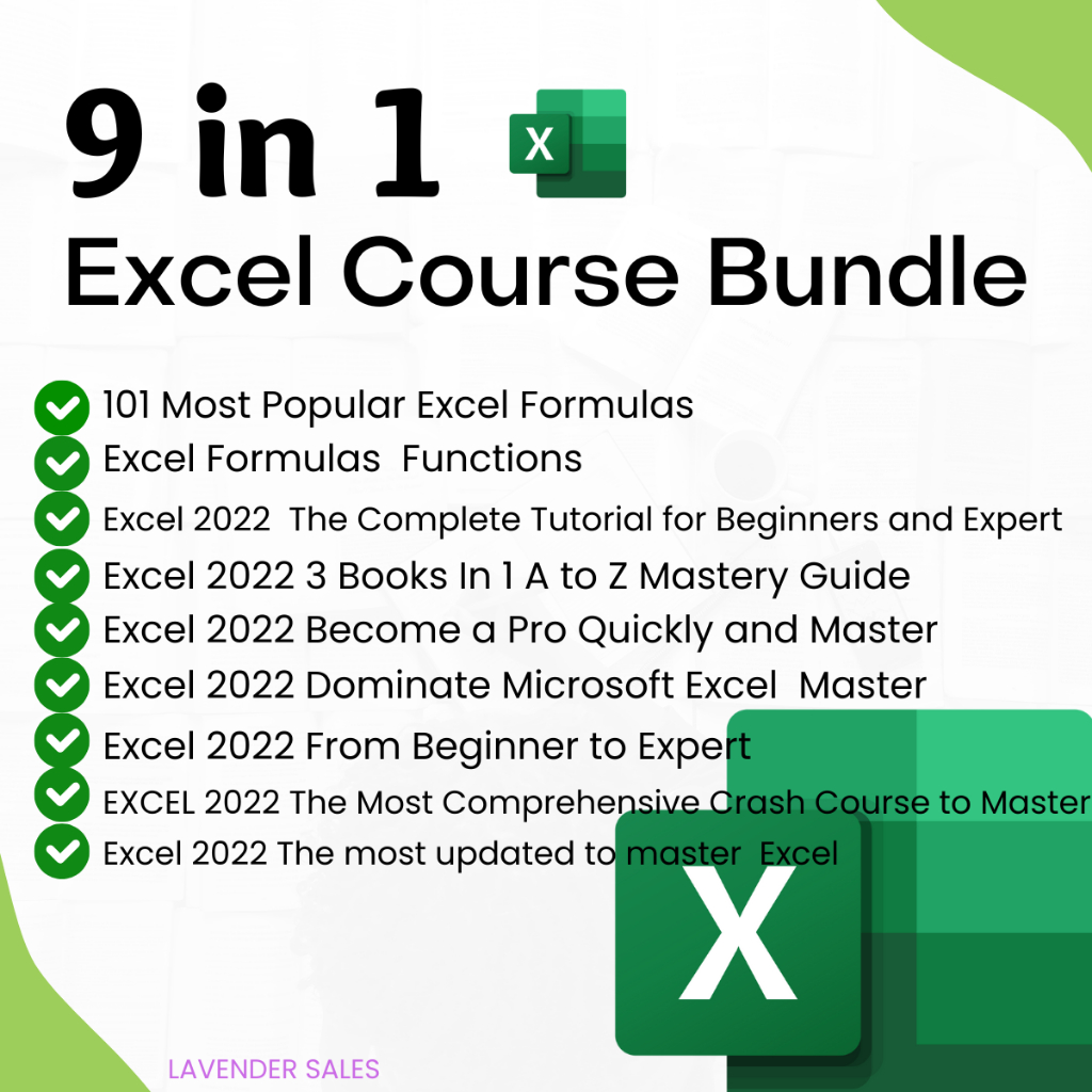 9 in 1 Bundle Excel Course | Shopee Malaysia