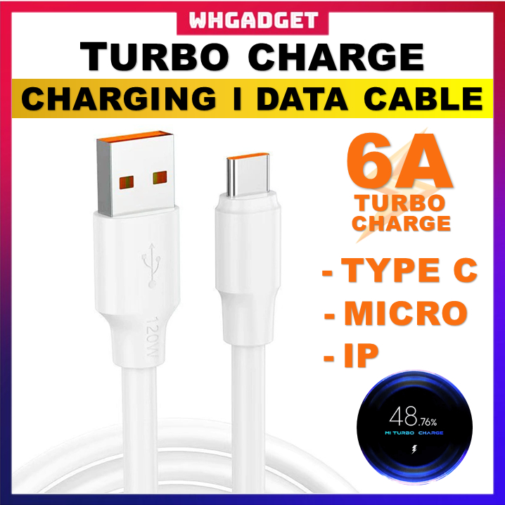 6a Cable 120w Cable Fast Charging USB Cable Type C Cable Fash Charger ...