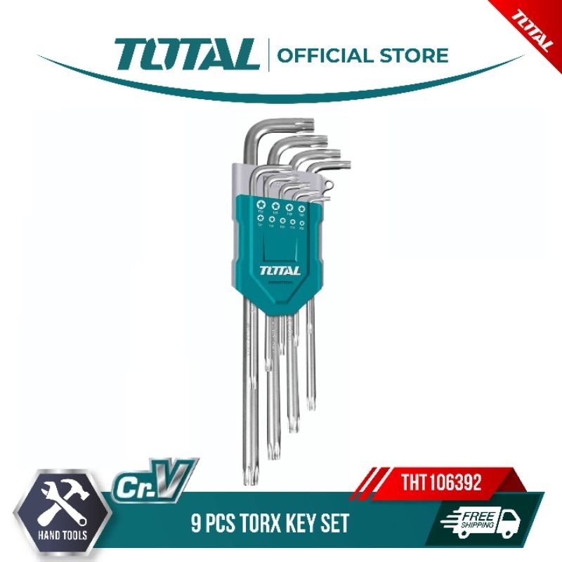 Total Torx Key (9 Pcs) THT106392 | Shopee Malaysia
