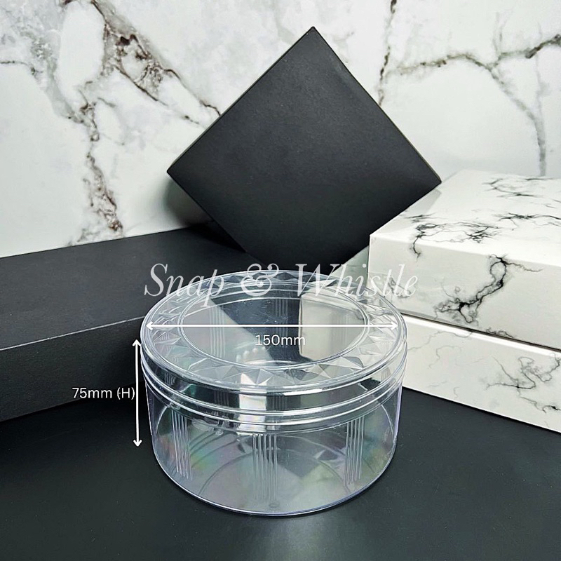1 Carton 24pcs Balang Kuih Raya PL200A Cookie Jar Plastic Container ...