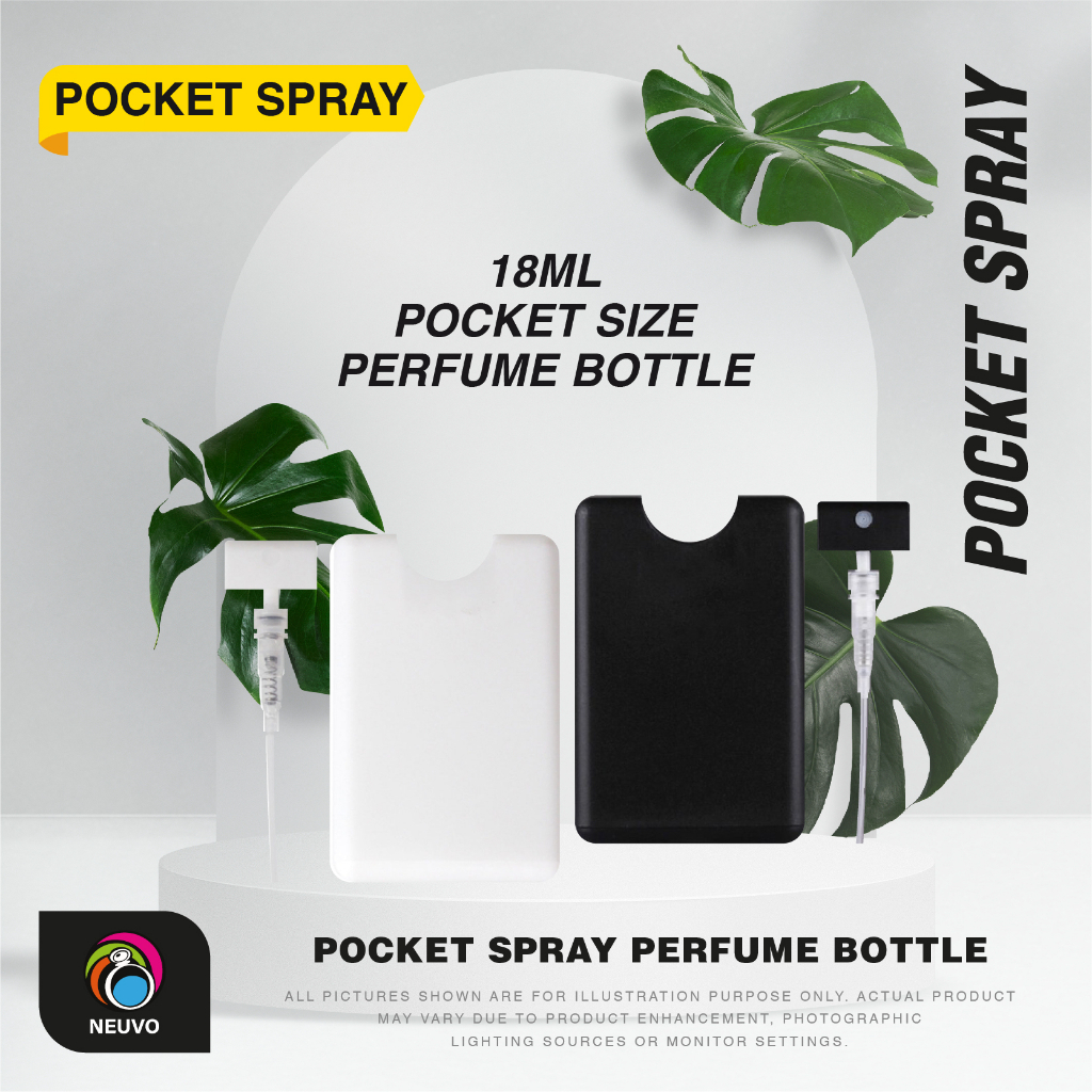 {3000 PCS}Pocket Spray / Botol Minyak Wangi Poket (Kosong) / Perfume Body Spray Bottle(complete ...