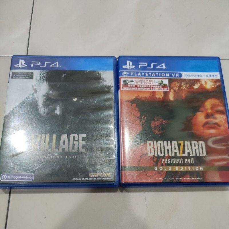 ps4 used game biohazard 25th episode selection vol.3 resident evil village/biohazard 7 resident ...