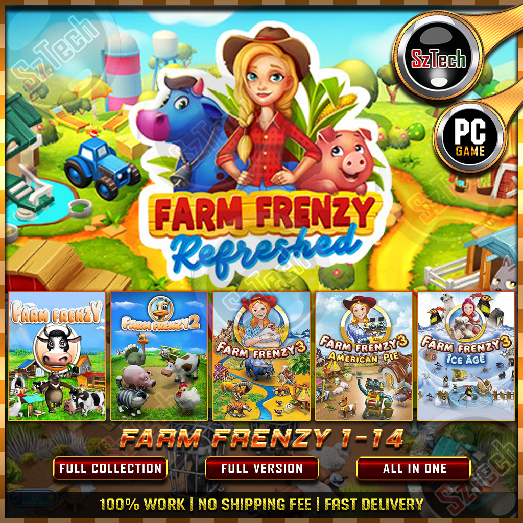 14 Farm Frenzy Collections [PC GAME] [ DIGITAL DOWNLOAD] 🔥CLASSIC PC ...