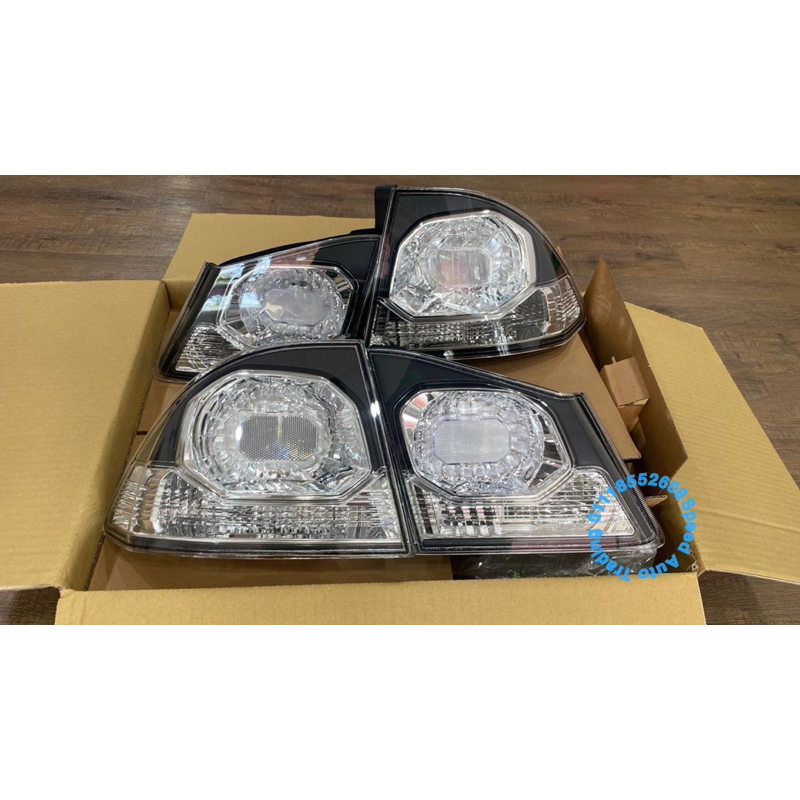 DEPO Honda Civic FD Albino Crystal Tail Lamp Tail light FD2R Clear ...