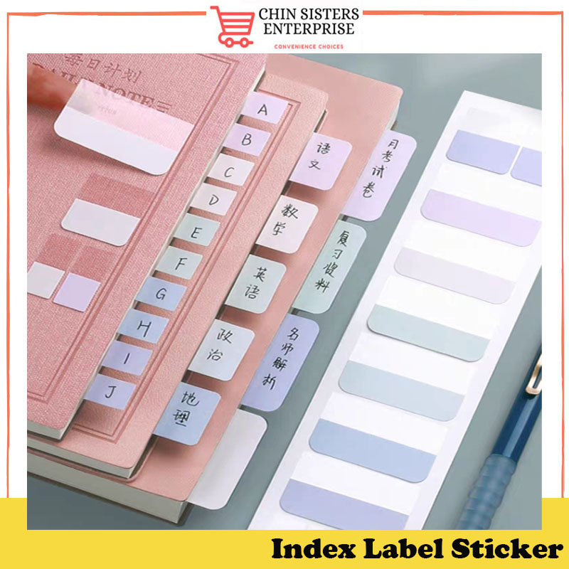 [10cards/pkt] Index Label Sticker Sticky Notes Writable Reusable ...