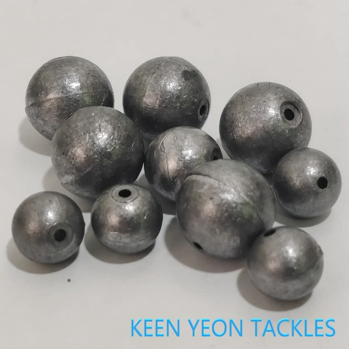 BATU LADUNG PANCING BULAT ROUND SINKER RS | Shopee Malaysia