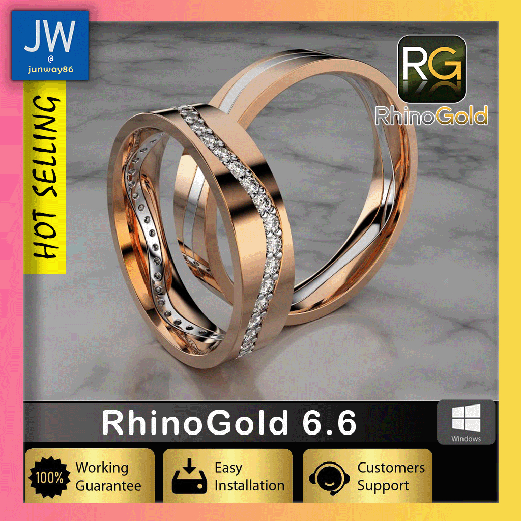 RhinoGold 6.6.1 for Rhinoceros 6, 7 and 8 with Installation Tutorial (Full Version) | Shopee ...