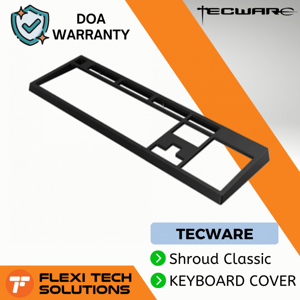 Flexi Tech TECWARE Shroud Classic Keyboard Cover for Phantom 104 KEYS ...