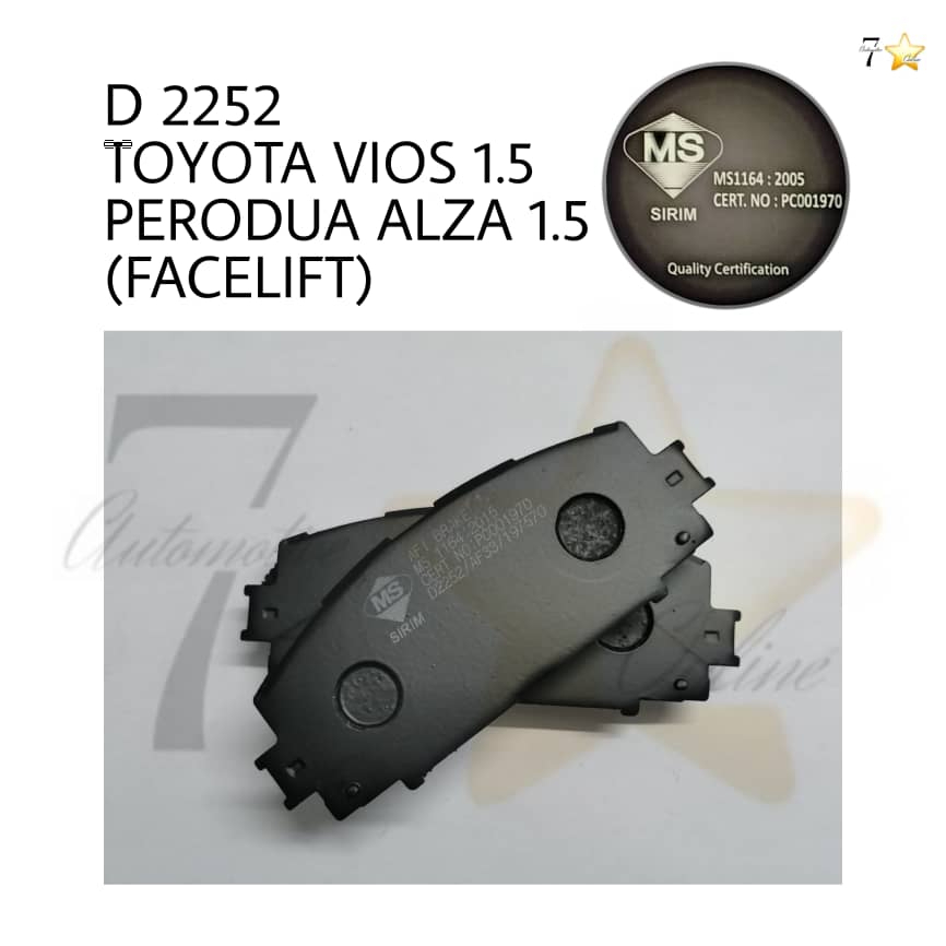 TOYOTA VIOS 1.5 NCP93 (07") J-SPEC / PERODUA ALZA 1.5 FACELIFT (14 ...