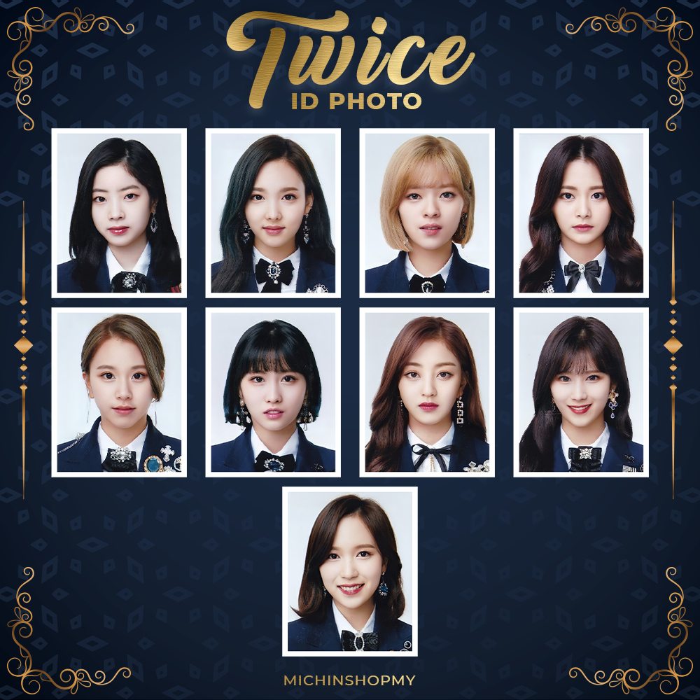 TWICE ID PHOTO SET BY MICHINSHOPMY | Shopee Malaysia