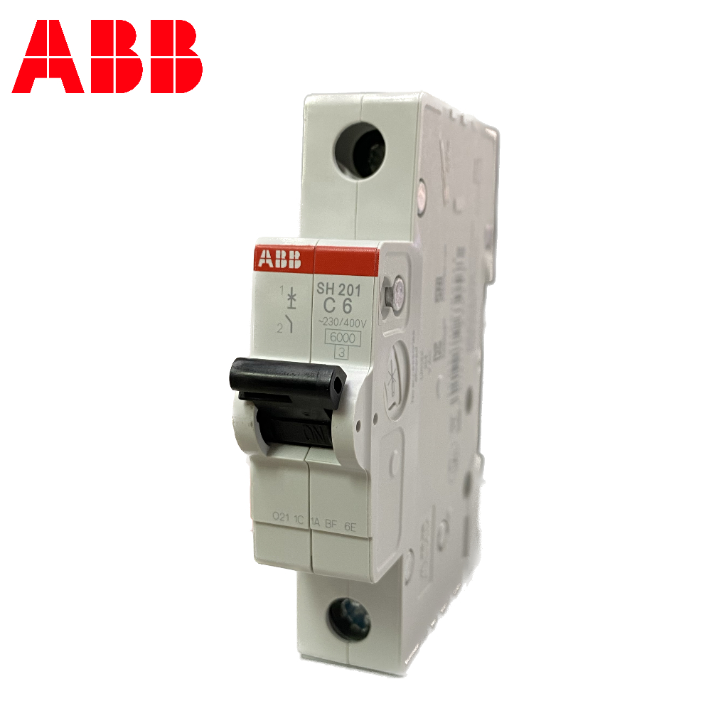 ABB MCB 1POLE 10A 6kA SH201-C6/ SH201-C10/ SH201-C16/ SH201-C20/ SH201-C25/ SH201-C32/ SH201-C50 ...