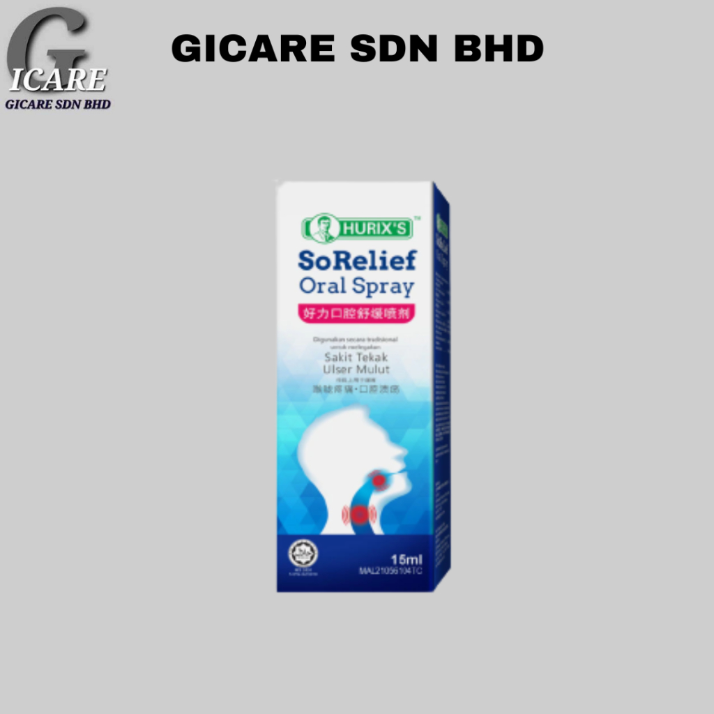 HURIX'S SORELIEF ORAL SPRAY 15ML | Shopee Malaysia