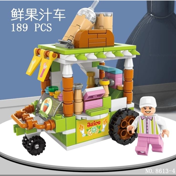 DIY Mini Street View 3D Model Micro Bricks Nano Building Blocks ...