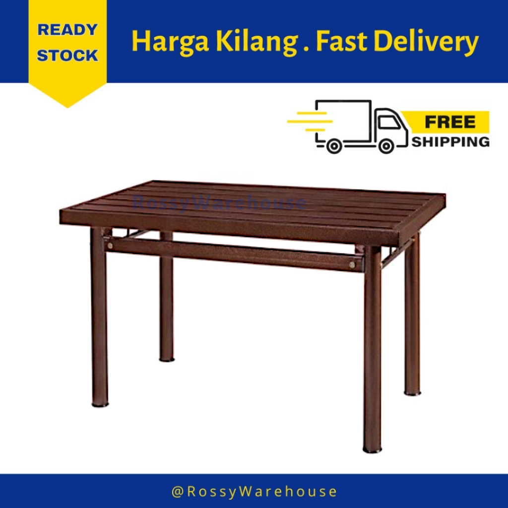 Metal Garden Table Outdoor Indoor / Meja Garden Besi / Powder Coating ...