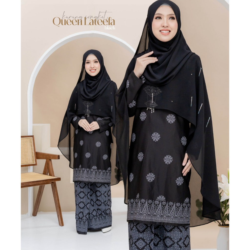NEW DESIGN KURUNG MODEN QUEEN LATEEFA IN 4 COLOUR I KURUNG MODEN I CAPE ...