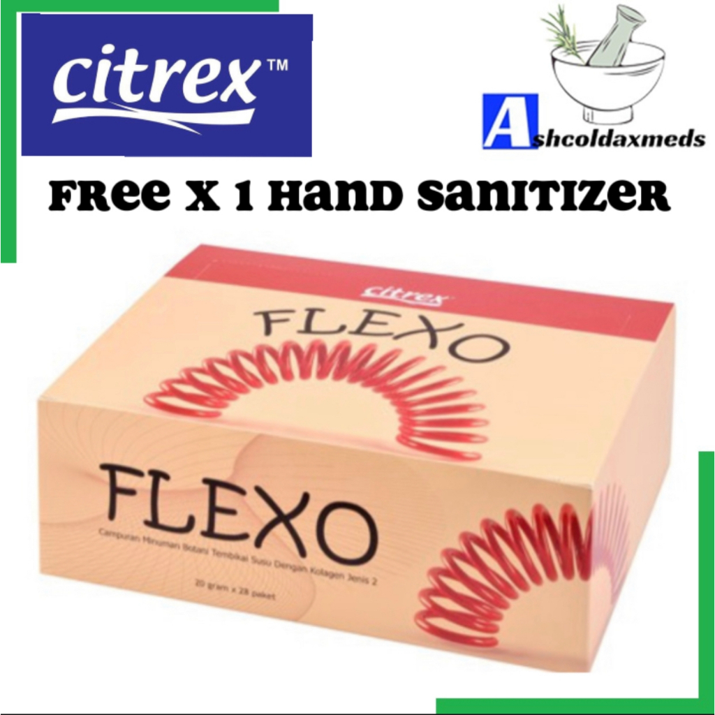 (EXTRA 2 SACHETS) CITREX FLEXO 20G x 28S Type 2 Collagen For Joint ...