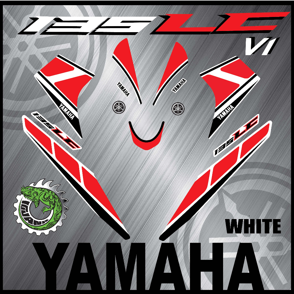STRIPE MOTOR YAMAHA LC135 V1 (180) 1991 ENERGY INDUCTION EDITION BODY ...