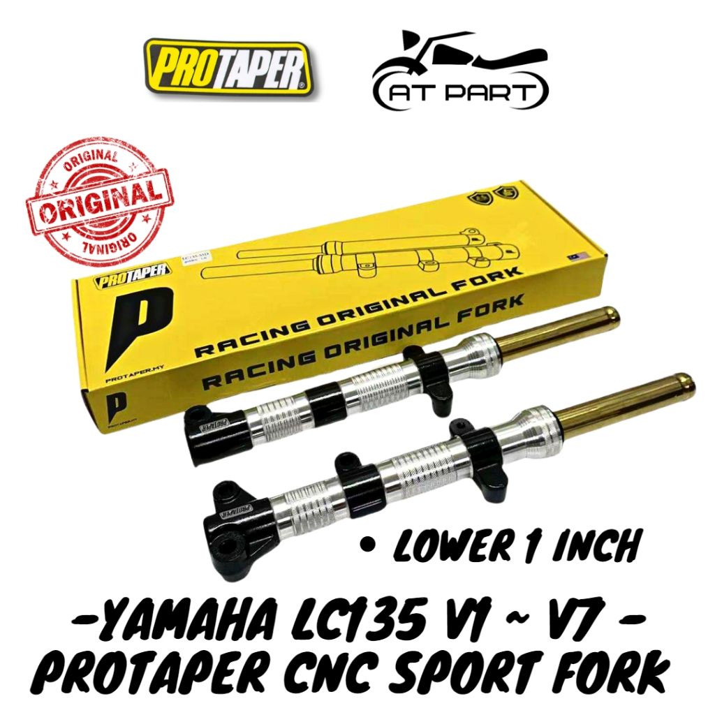 FORK LAY CNC FORK ORIGINAL PROTAPER YAMAHA LC135 4S LOWER 1 INCI SPORT ...