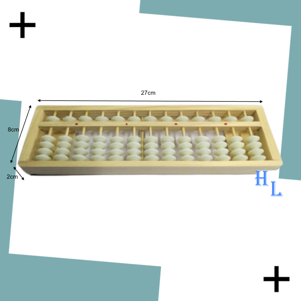 School Wooden Abacus 1X4 - Standard Size | Shopee Malaysia