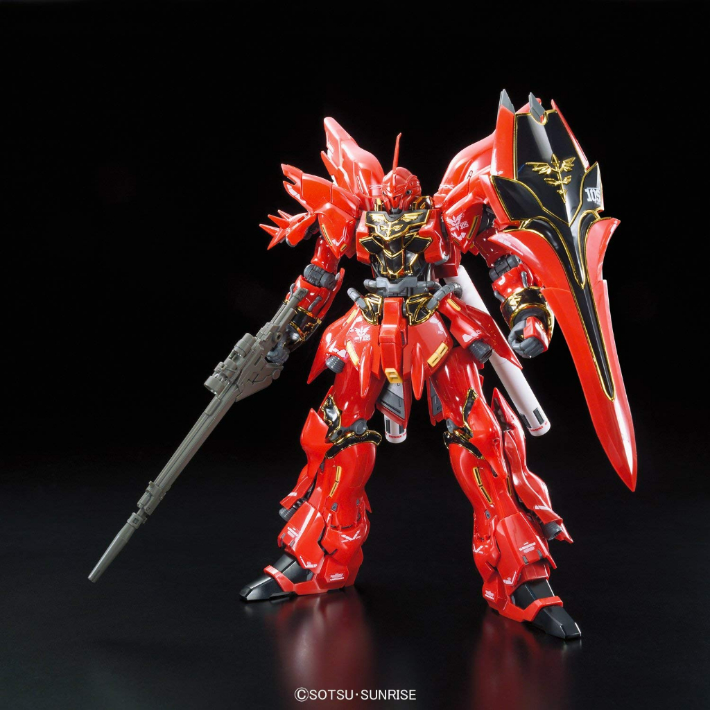 Bandai RG Grade 22 - Sinanju - Neo Zeon Mobile Suit Customized for ...