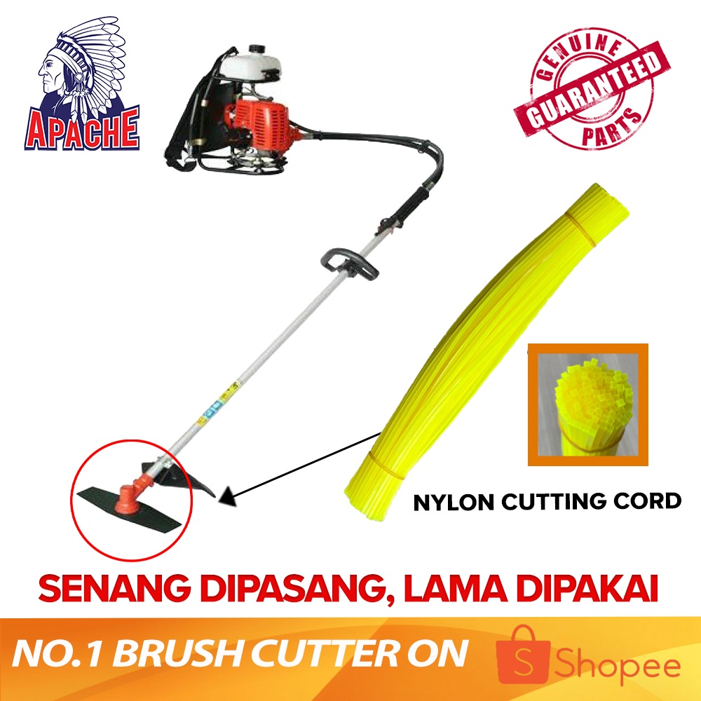 Apache TurboCUT® NC01 Nylon Grass Cutting Mowing Rope Brush Cutter ...