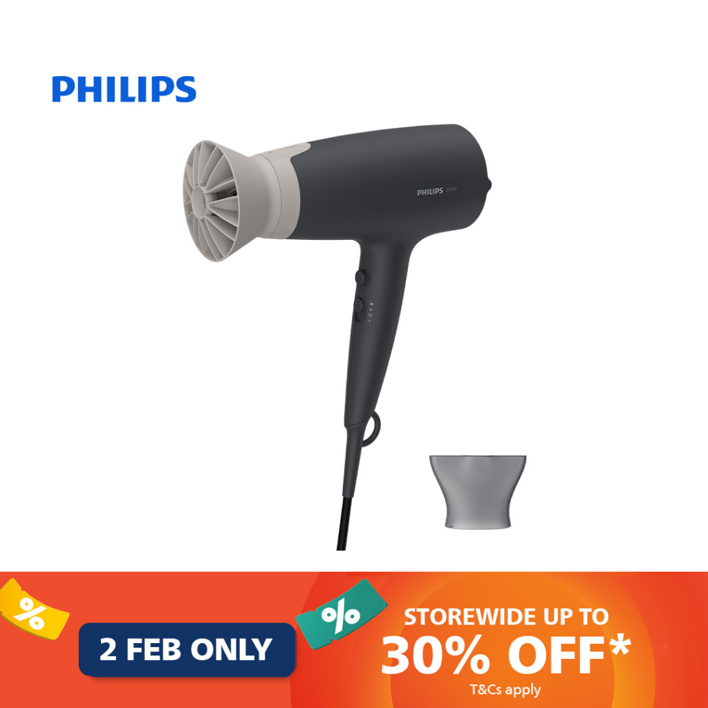 Philips 3000 Series Hair Dryer BHD351/13 | Shopee Malaysia