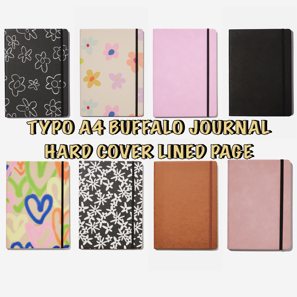 TYPO Notebook / A4 Buffalo Journal | Shopee Malaysia